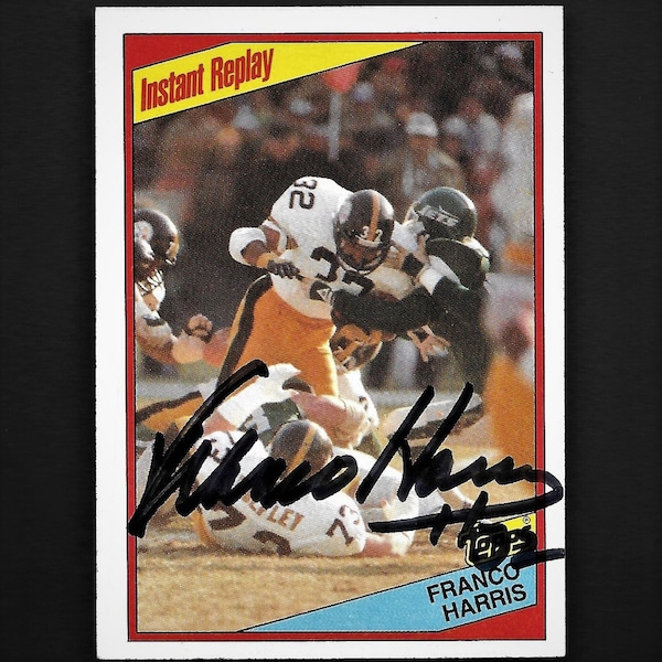 Franco Harris Cards - Etsy