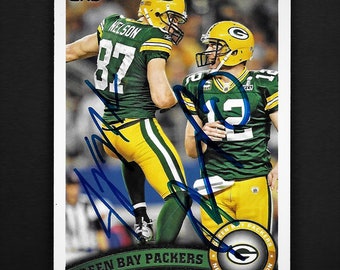 Aaron Rodgers Autograph Card - Etsy