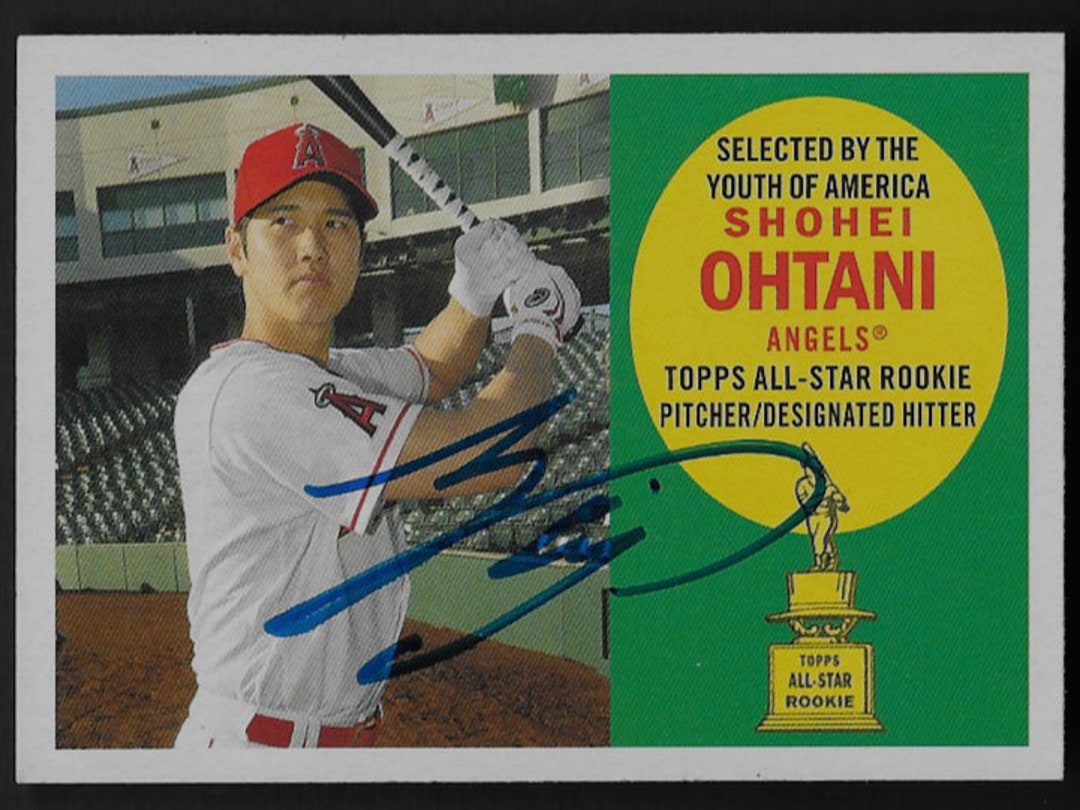 Shohei Ohtani Autograph Signed 2020 Topps Rookie Card 60 Angels - Etsy