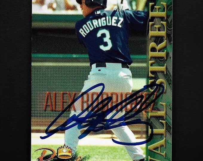 Alex Rodriguez Autograph Signed 2000 Royal Rookies Card Mariners Nice ...