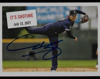 Shohei Ohtani Autograph Signed 2024 Topps Card 5 Angels - Etsy