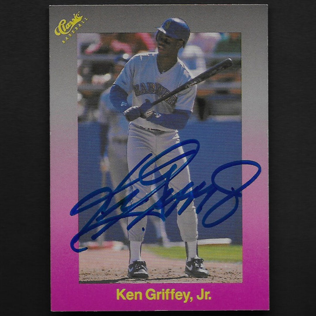 Ken Griffey Jr. Autograph Signed 1989 Classic Rookie Card 193 Mariners ...