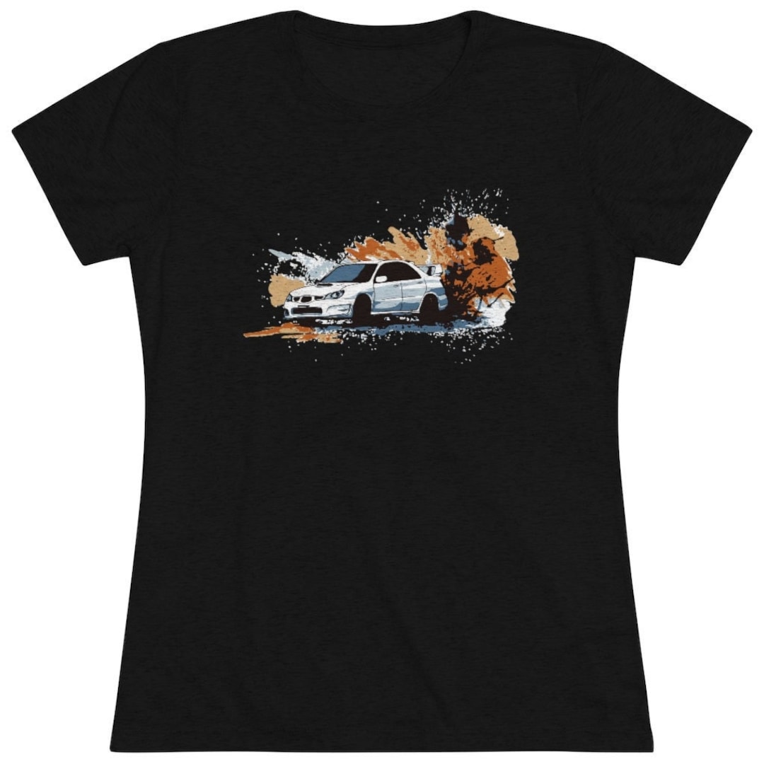Watercolor Subie WRX Sti Art Print Shirt : Women's Fit - Etsy