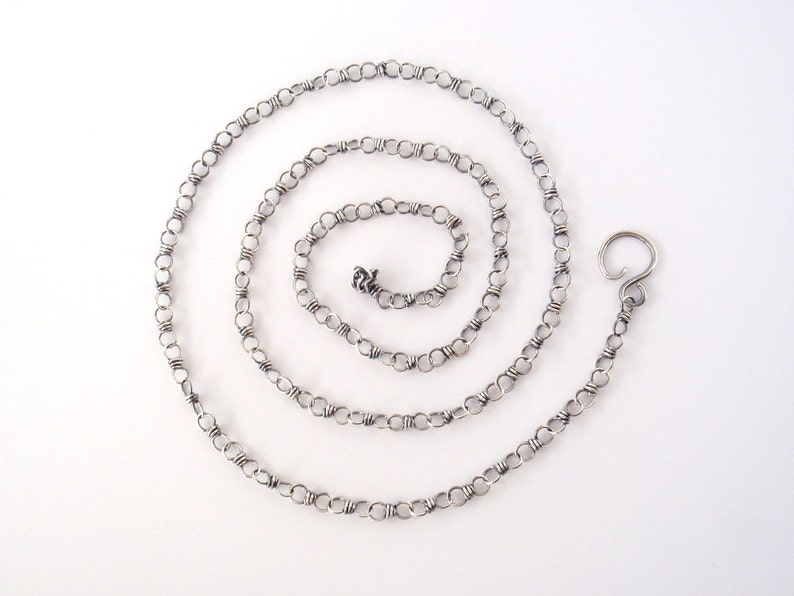 60cm Sterling Silver Chain 24 Inch Handmade Chain - Etsy
