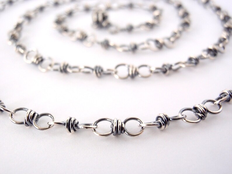 60cm Sterling Silver Chain 24 Inch Handmade Chain - Etsy