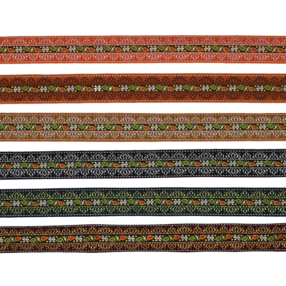 3/4 19mm French Floral Jacquard Ribbon 2157 1 Yard | Etsy