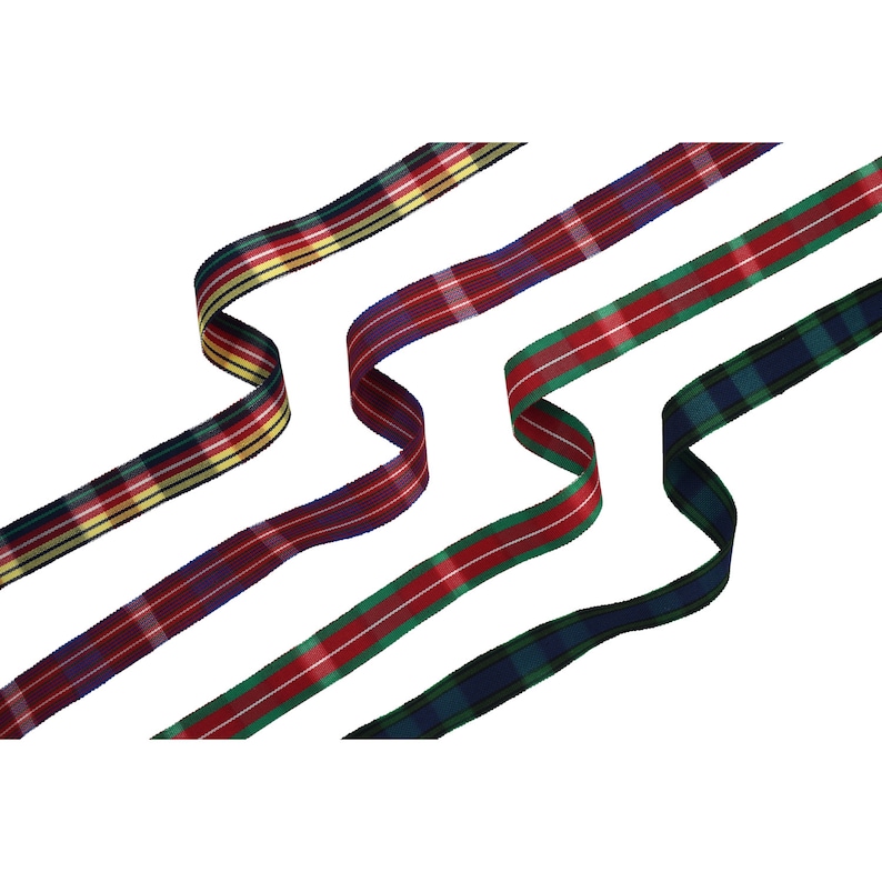 5/8" (16mm) Swiss Tartan Plaid Ribbon 3619A - Etsy