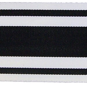 2" (50mm) Black & White Stripe Grosgrain Ribbon 1015 (BTY) - Etsy