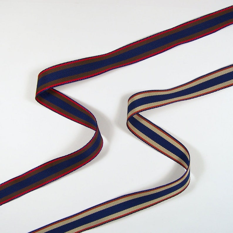 5/8 15mm Multi-color Stripe Grosgrain Ribbon 1056 | Etsy