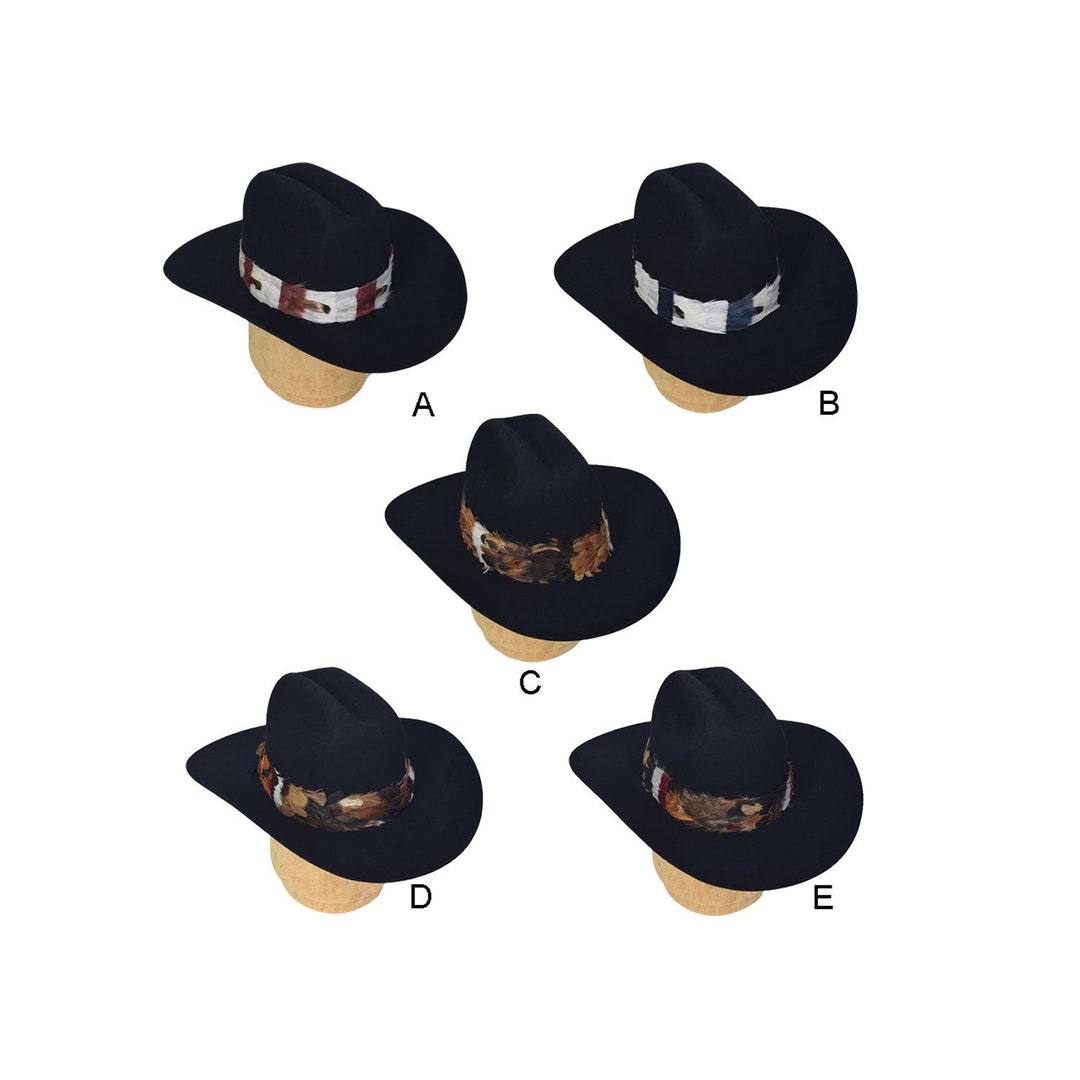 Feather Hat Band for Cowboy Western Hats - Etsy