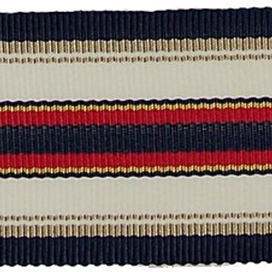 Vintage Black, Gold, Red & White Stripe Grosgrain Ribbon 1112 BTY - Etsy