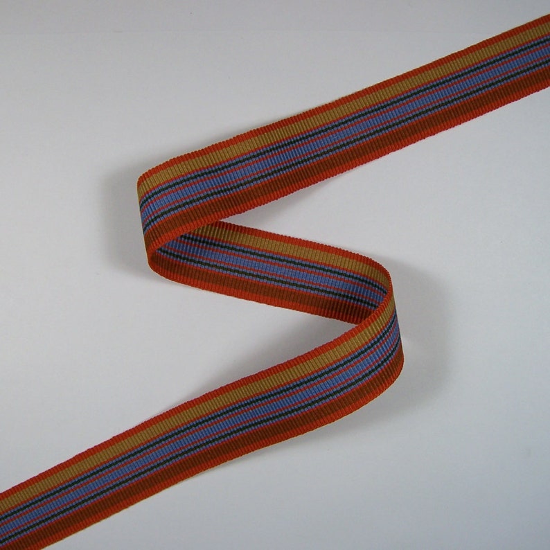 7/8 22mm Multi-color Stripe Grosgrain Ribbon 1079 BTY - Etsy