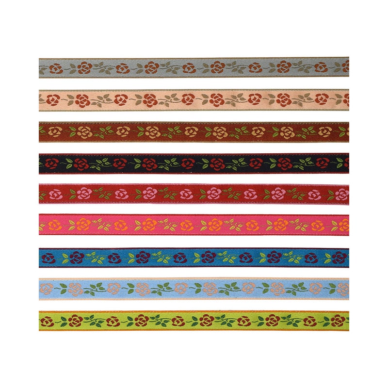Floral Ribbon 10mm - Etsy