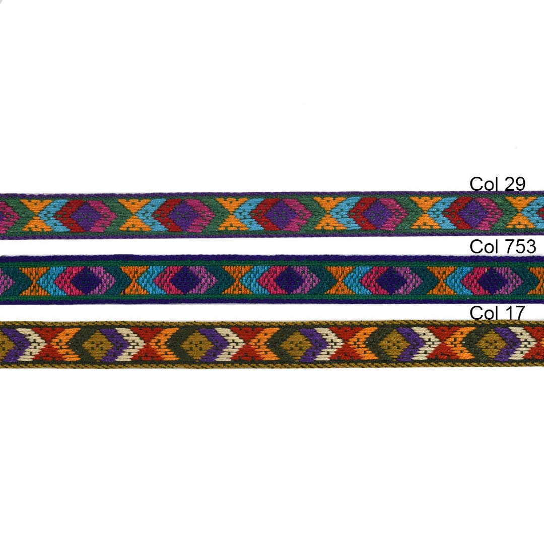5/8" (16mm) Southwestern Jacquard Trim 3204 (1 Yard) - Etsy