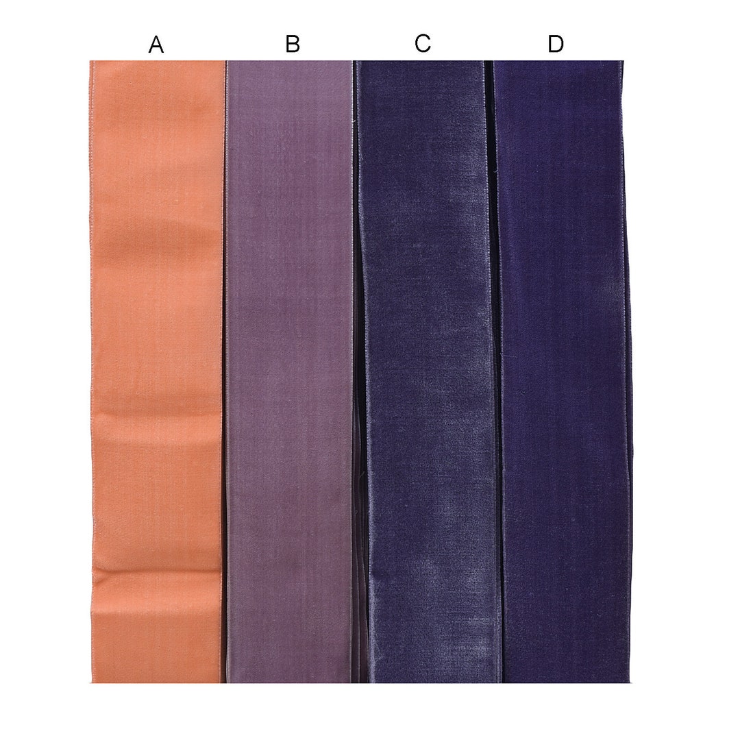 2-1/4" (57mm) French Silk Velvet Ribbon (BTY) - Etsy