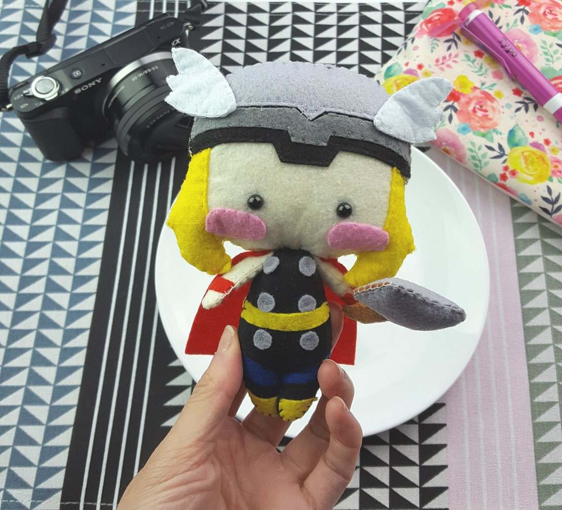 Thor Felt Doll Pattern - Etsy