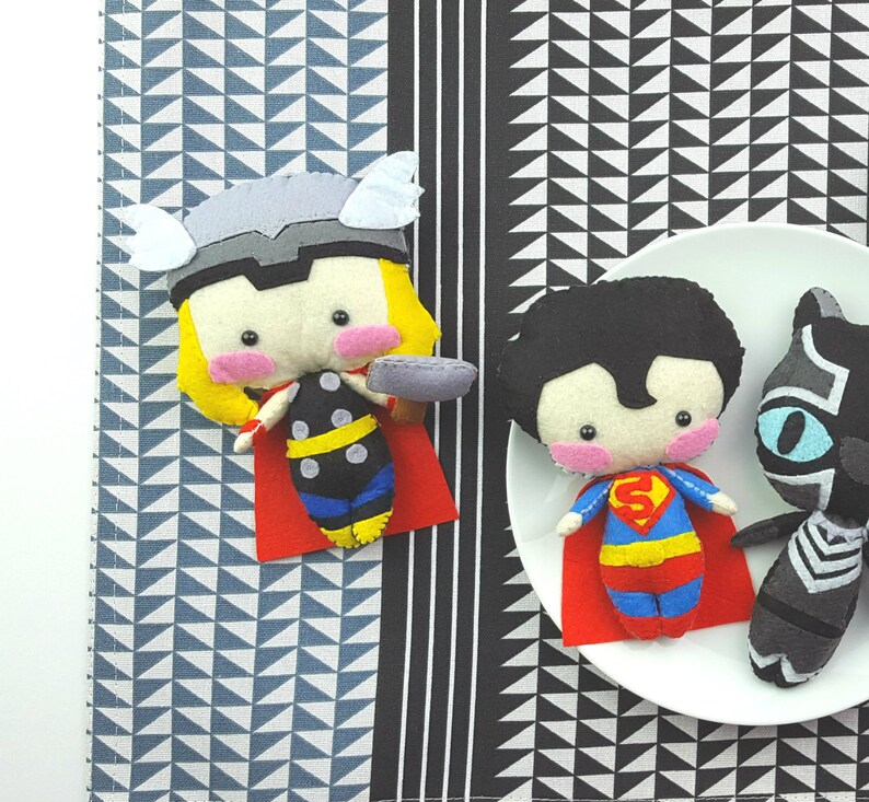 Thor Felt Doll Pattern - Etsy