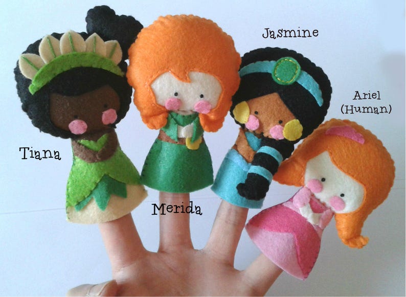 14 PATTERNS | ALL the Princess Finger Pattern Patterns | Fairytale ...