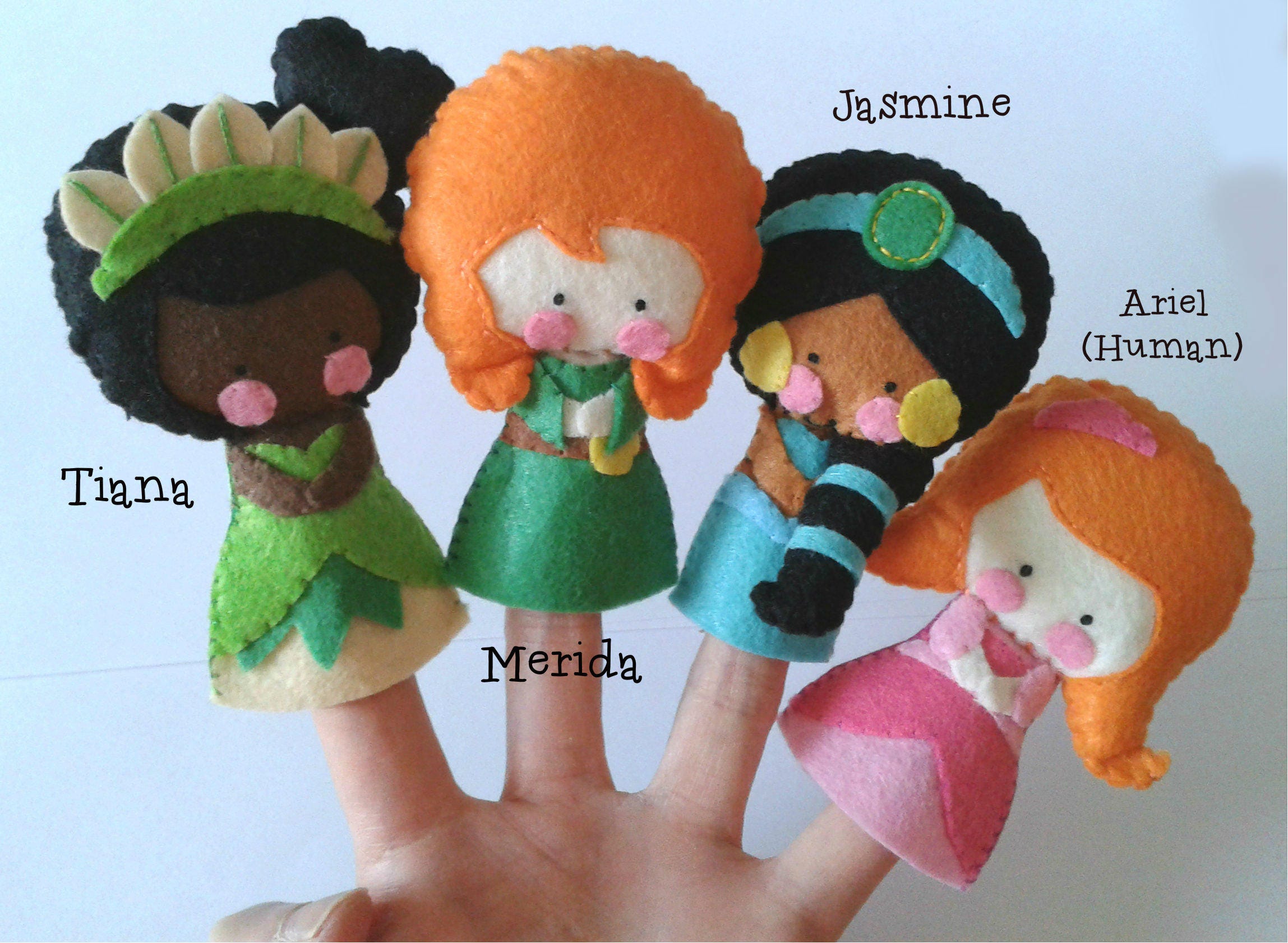 14 PATTERNS | ALL the Princess Finger Pattern Patterns | Fairytale ...