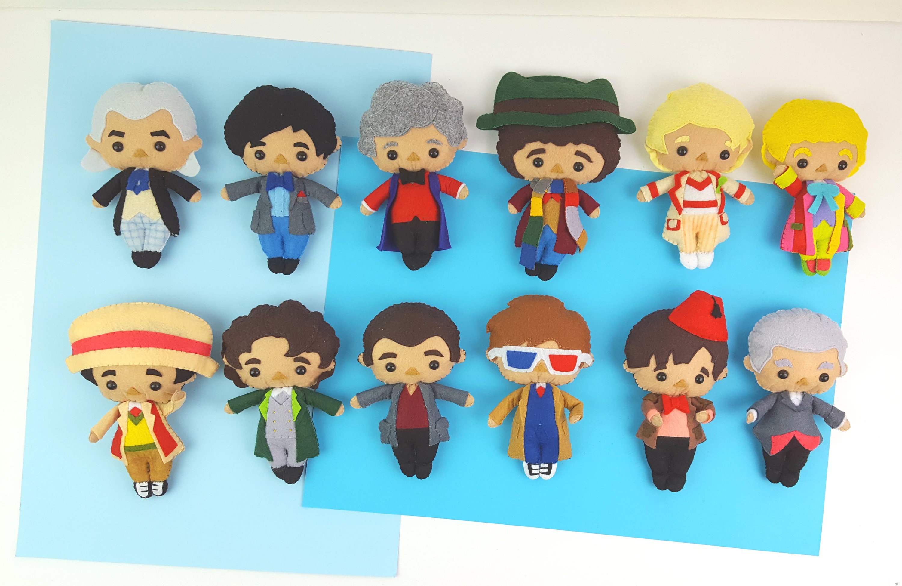 13 PATTERNS | the Doctor Who Doll Pattern Series | Full Set of Dr Who ...