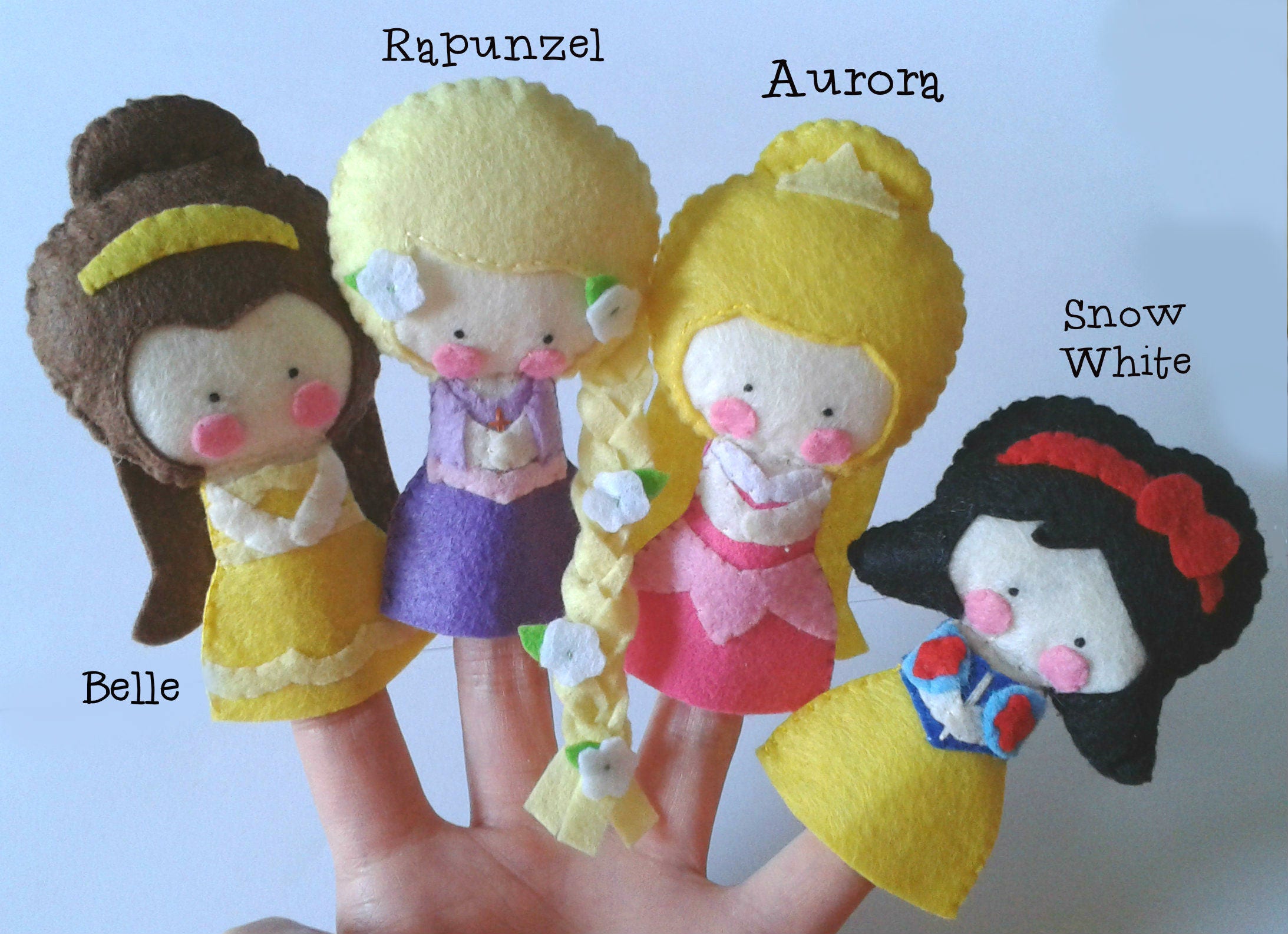 14 PATTERNS | ALL the Princess Finger Pattern Patterns | Fairytale ...