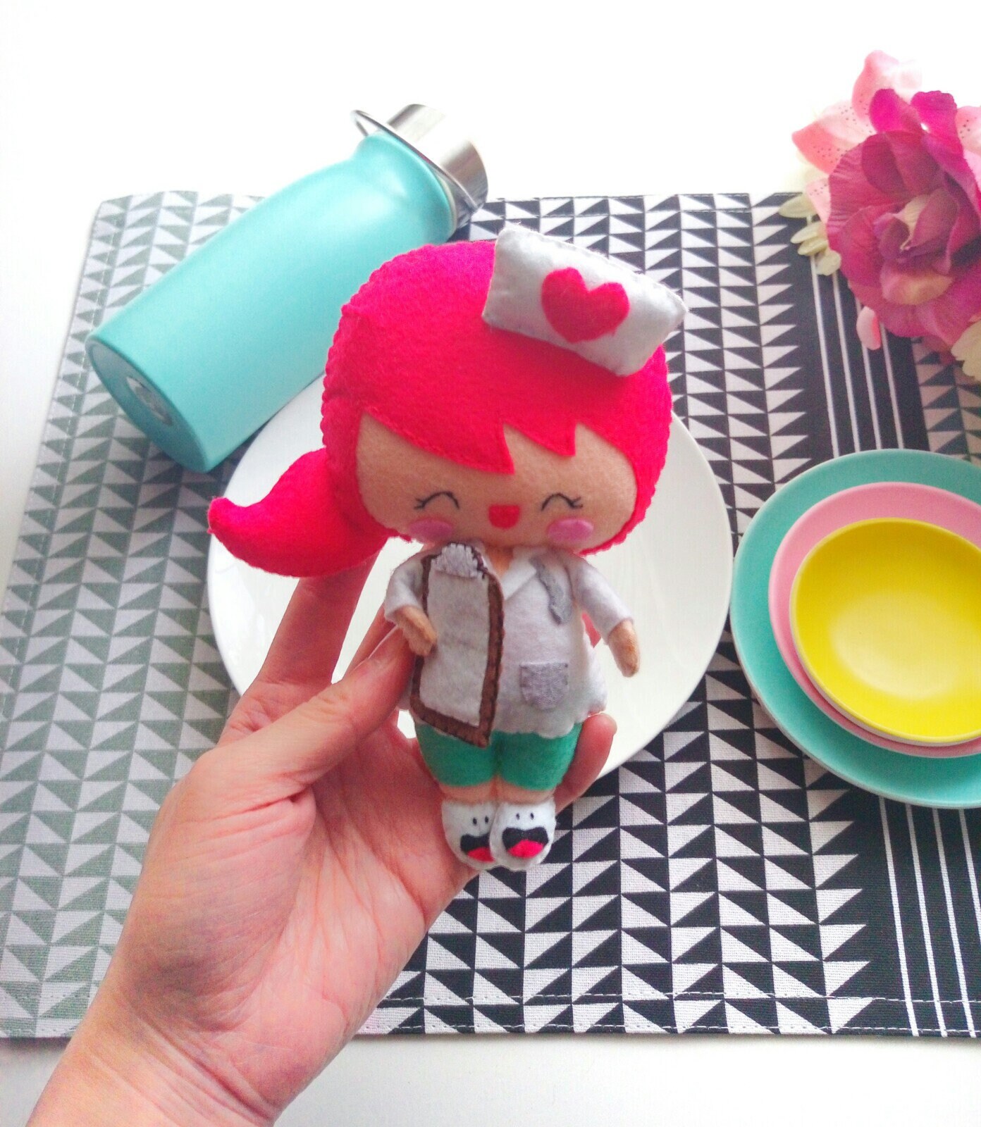 The Doctor Girl Doll Pattern Nurse Doll Pattern Doctor Doll Pattern - Etsy