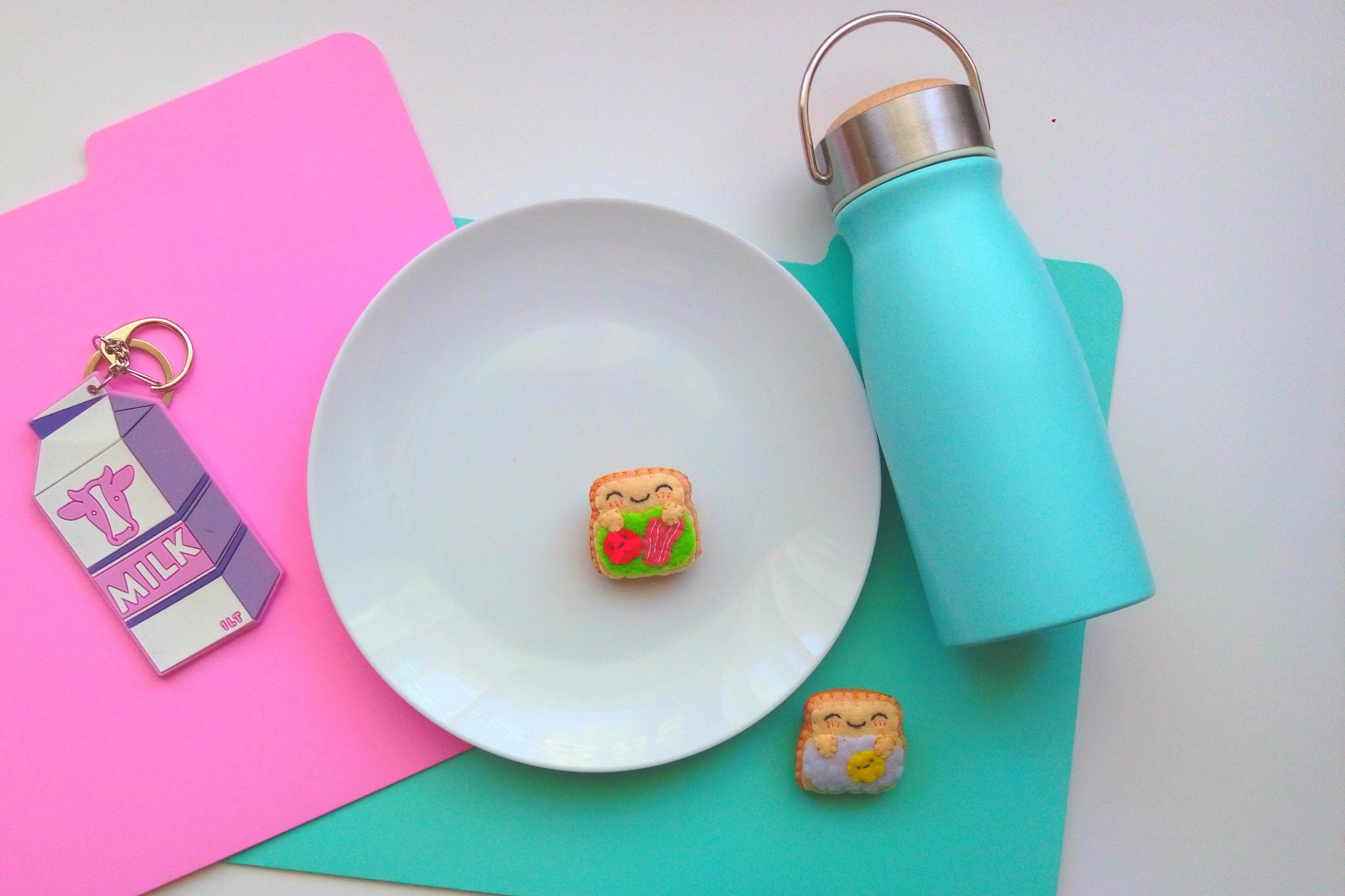 Toast Brooch Pattern BLT Toast Pattern Breakfast Food Felt - Etsy