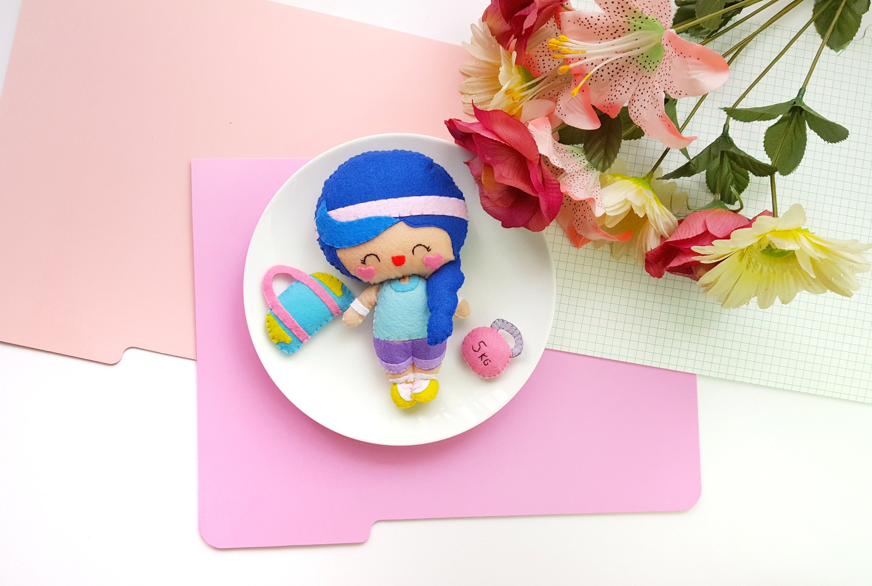 The Workout Girl Doll Pattern Aerobics, Active Doll Let's Work Out Doll ...