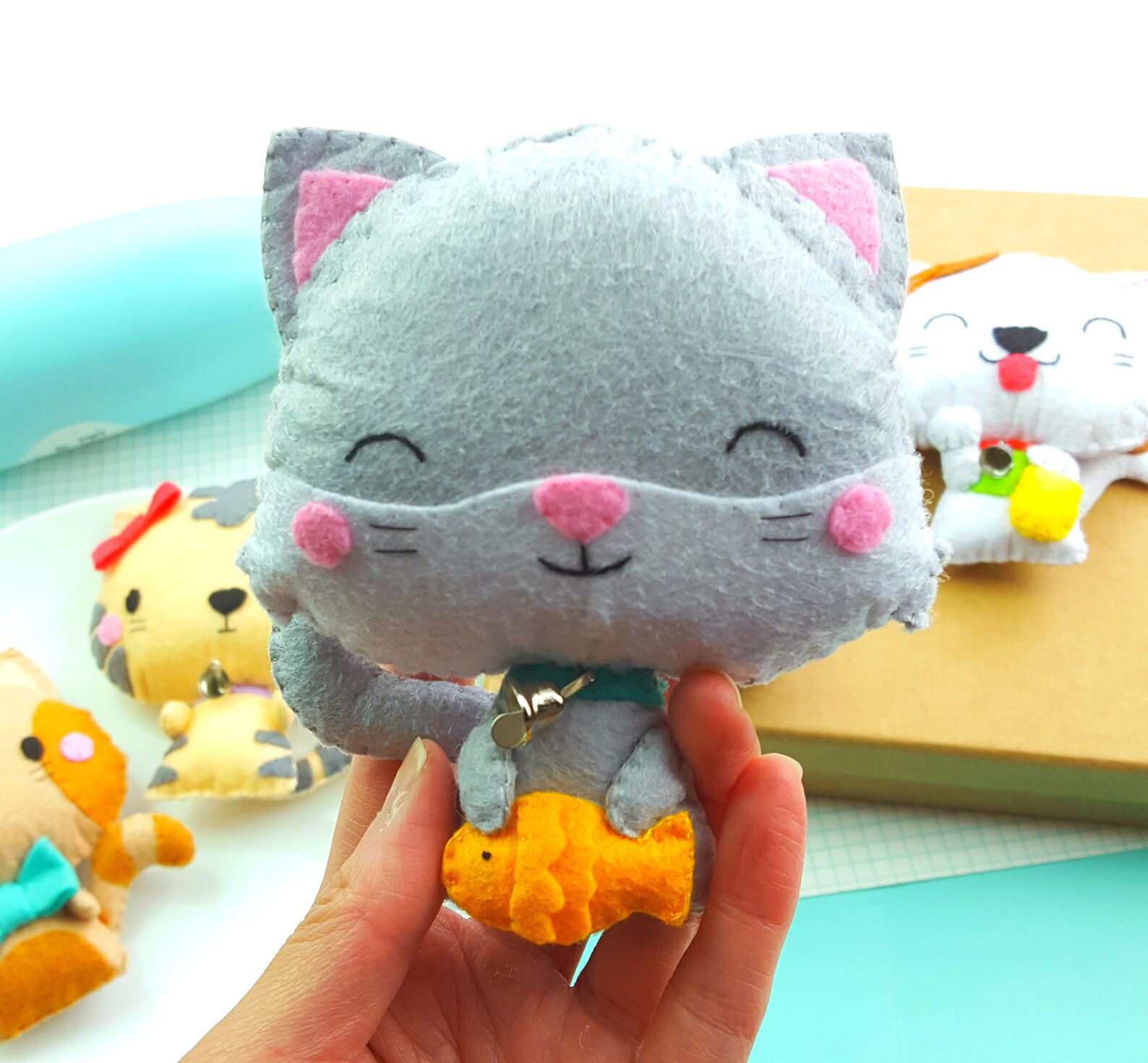 Cute Cat Ornament Patterns - Etsy