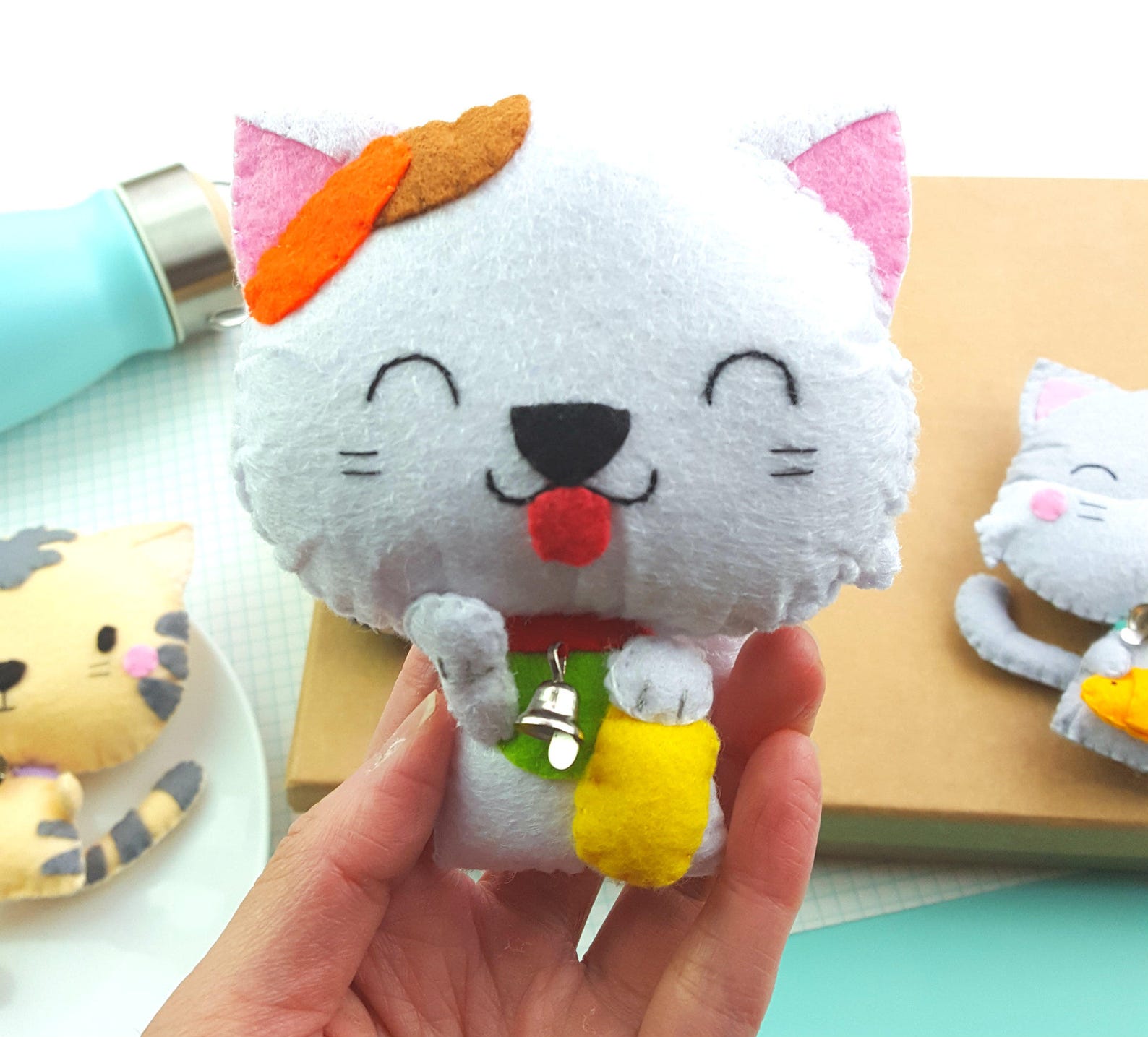 Cute Cat Ornament Patterns - Etsy