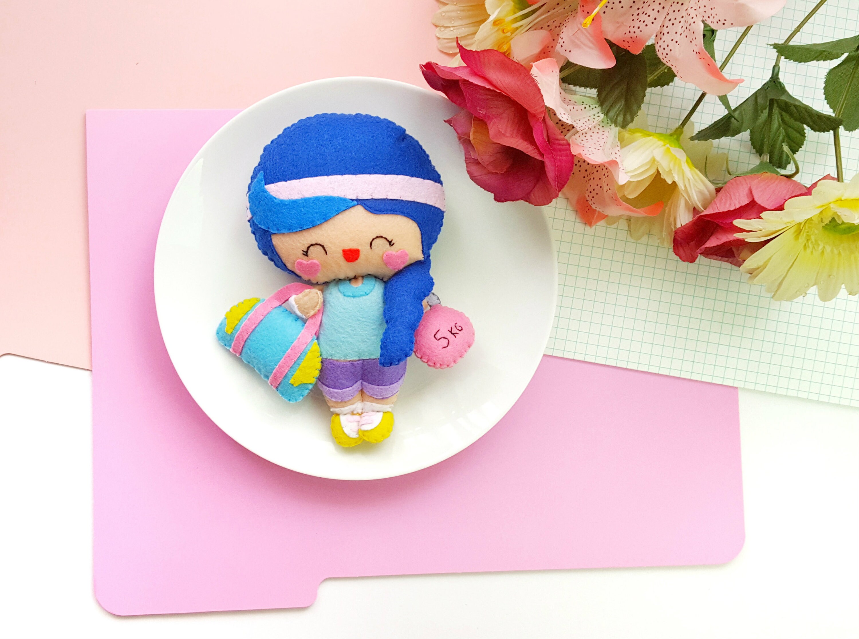 The Workout Girl Doll Pattern Aerobics, Active Doll Let's Work Out Doll ...