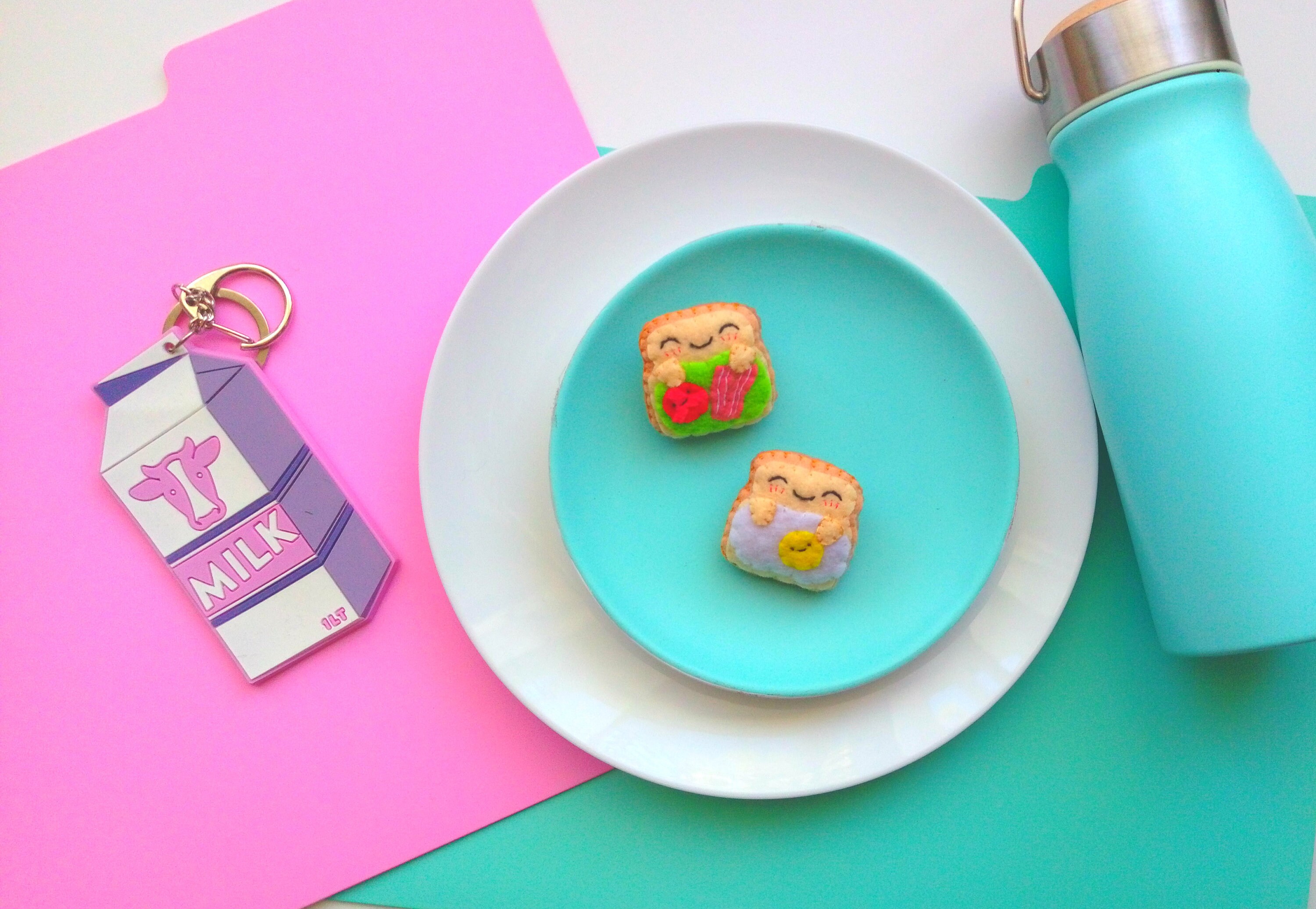 Toast Brooch Pattern BLT Toast Pattern Breakfast Food Felt - Etsy