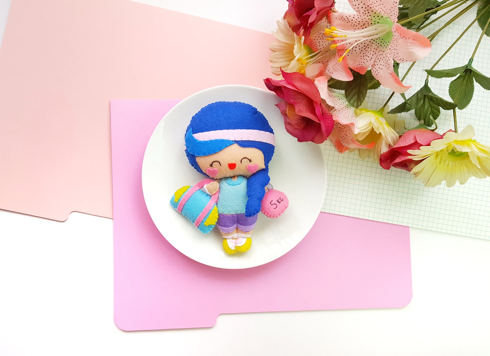 The Workout Girl Doll Pattern Aerobics, Active Doll Let's Work Out Doll ...