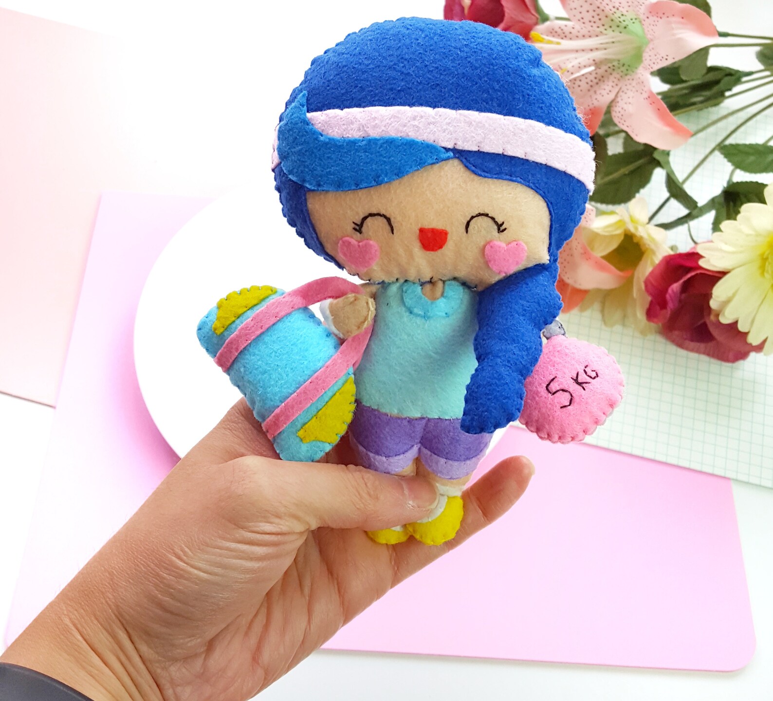 The Workout Girl Doll Pattern Aerobics, Active Doll Let's Work Out Doll ...