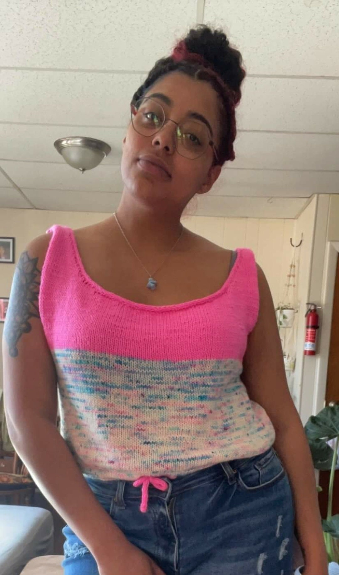 Knitting Pattern // Half Full Tank - Etsy