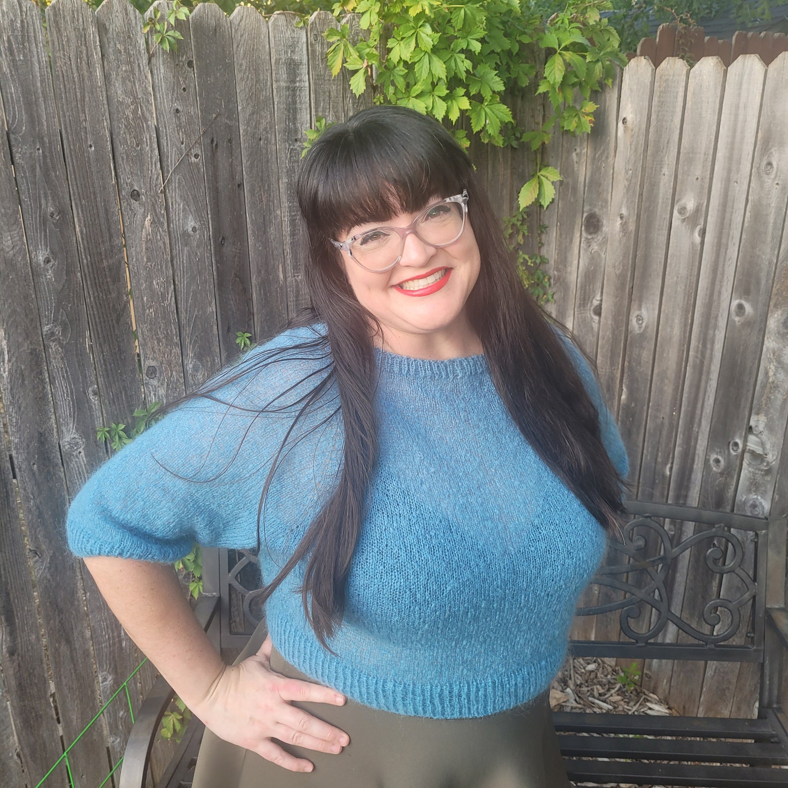 Knitting Pattern // Dare to Mohair Top - Etsy