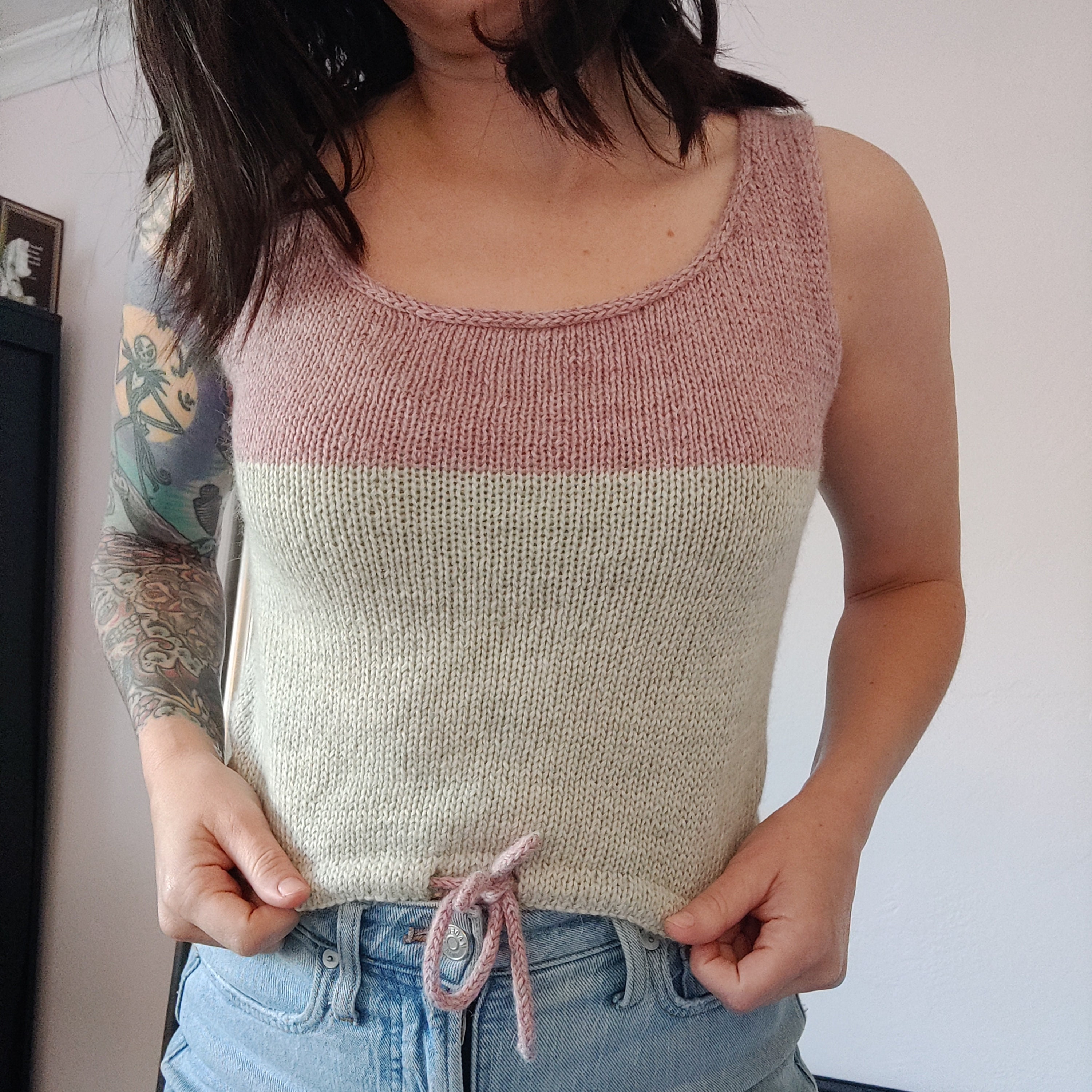 Knitting Pattern // Half Full Tank - Etsy