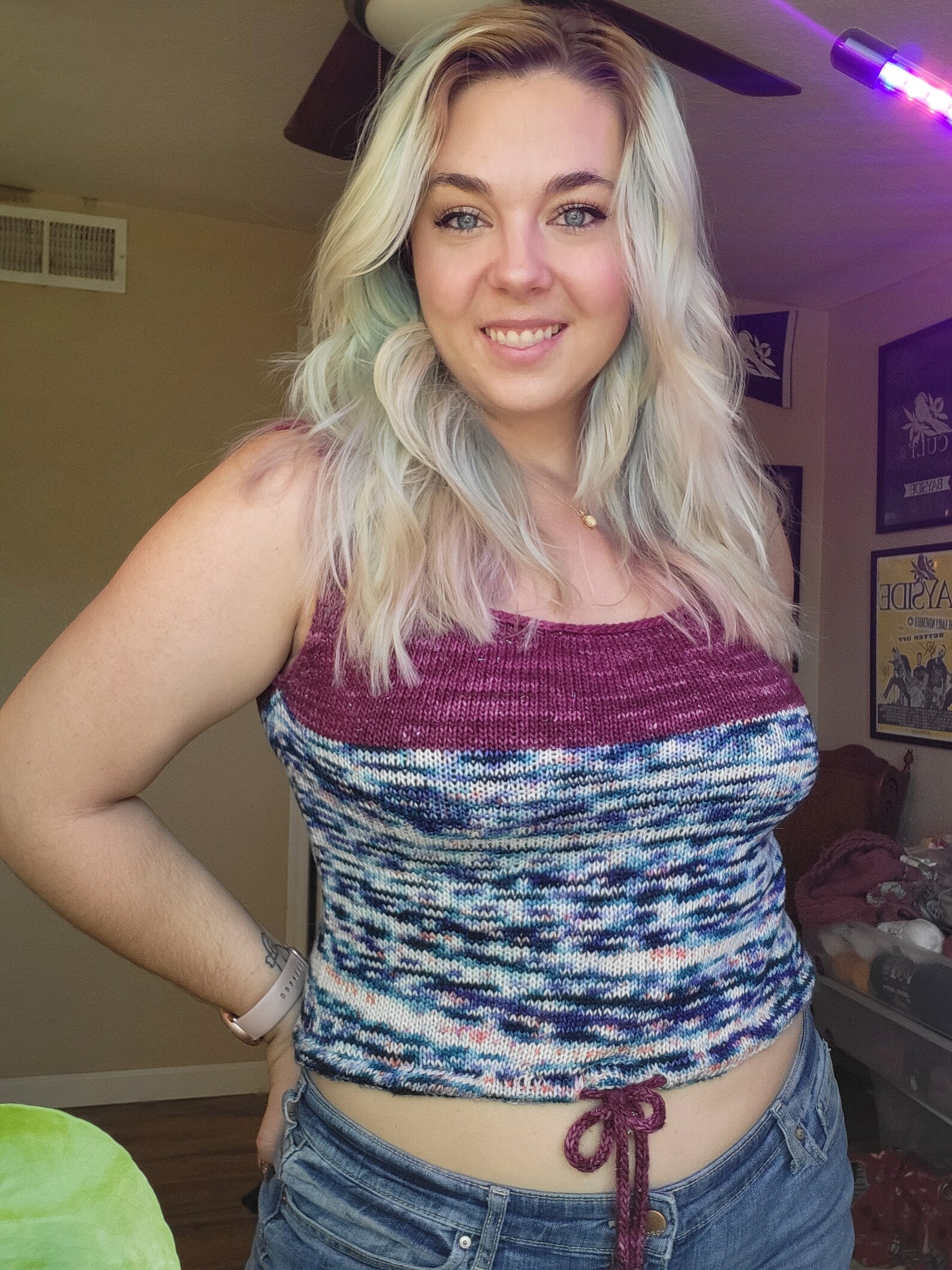 Knitting Pattern // Half Full Tank - Etsy