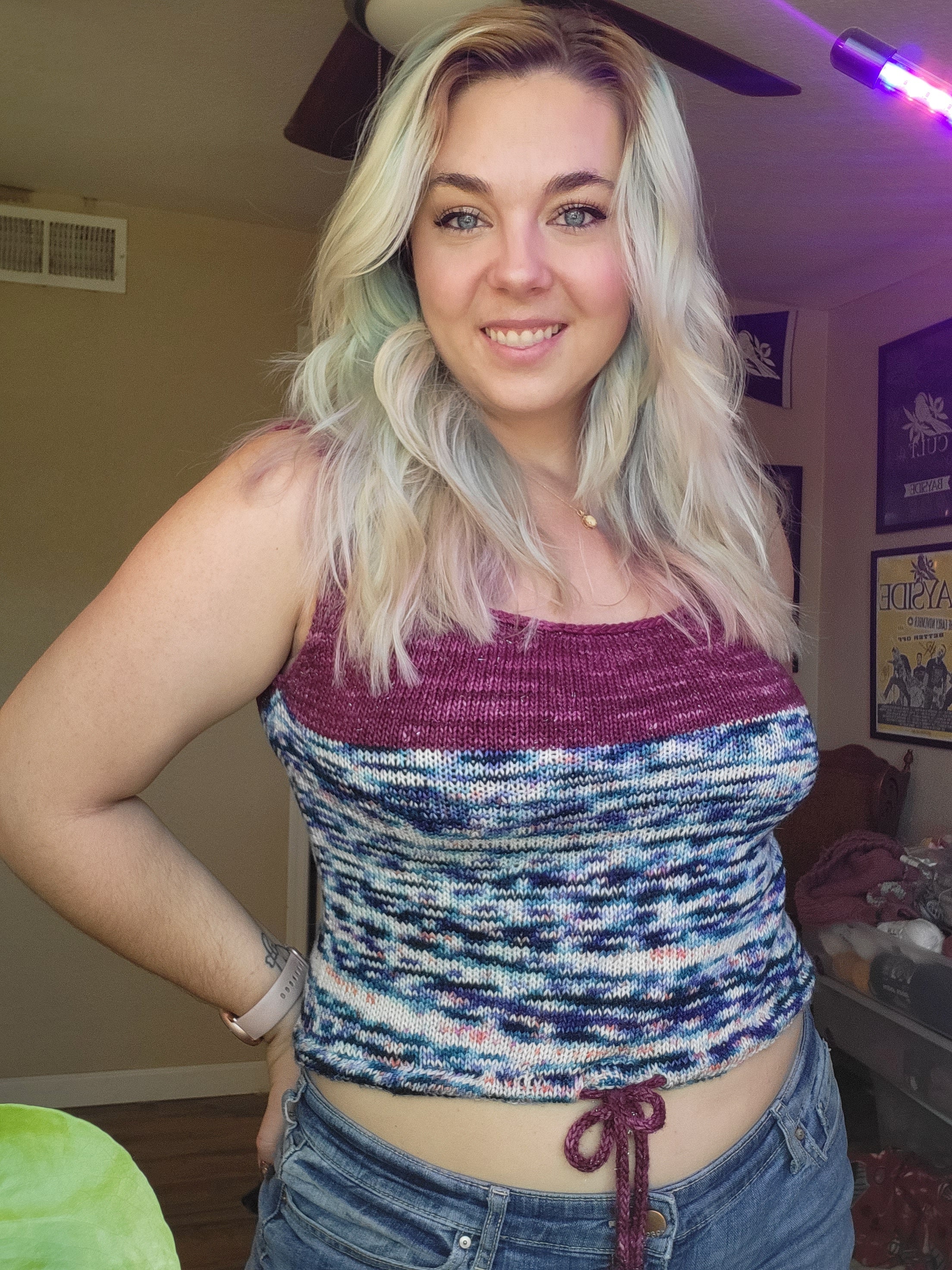 Knitting Pattern // Half Full Tank - Etsy