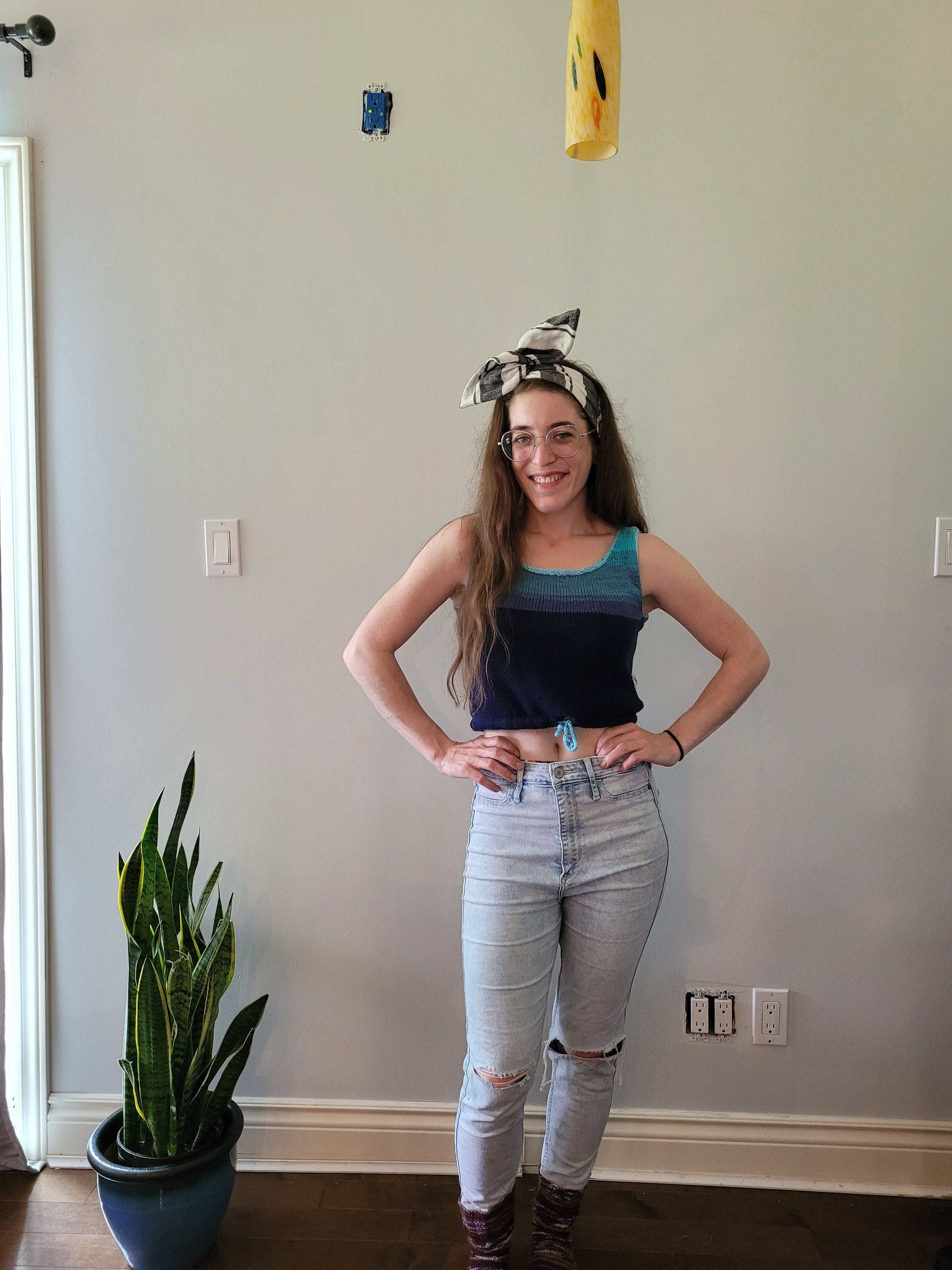 Knitting Pattern // Half Full Tank - Etsy