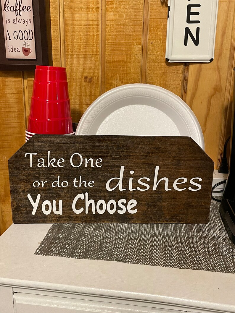 Kitchen Paper Plate Holder Farmhouse Wood Kitchen - Etsy