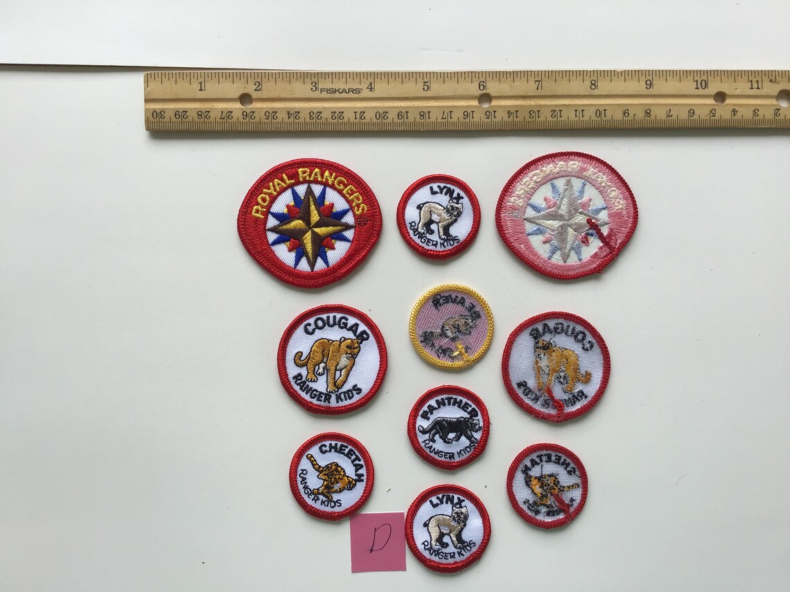 Set of 10 Assorted Royal Rangers Kids Emblems/patches/badges. 1770 - Etsy