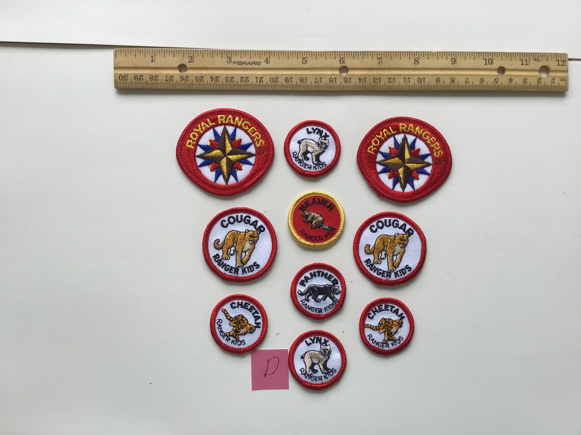 Set of 10 Assorted Royal Rangers Kids Emblems/patches/badges. 1770 - Etsy