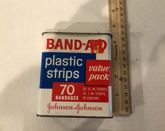 Metal Band Aid Box - Etsy