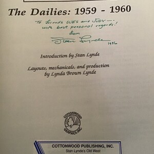 RICK O'SHAY by Stan Lynde - the Dailies: 1959-1960. Includes Personal ...