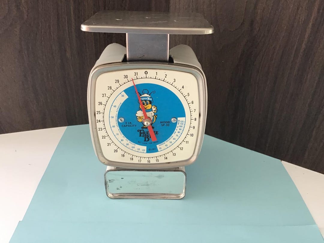Very Rare Vintage (1982) Freeze Bee 2 Pound Capacity Ice Cream Scale ...