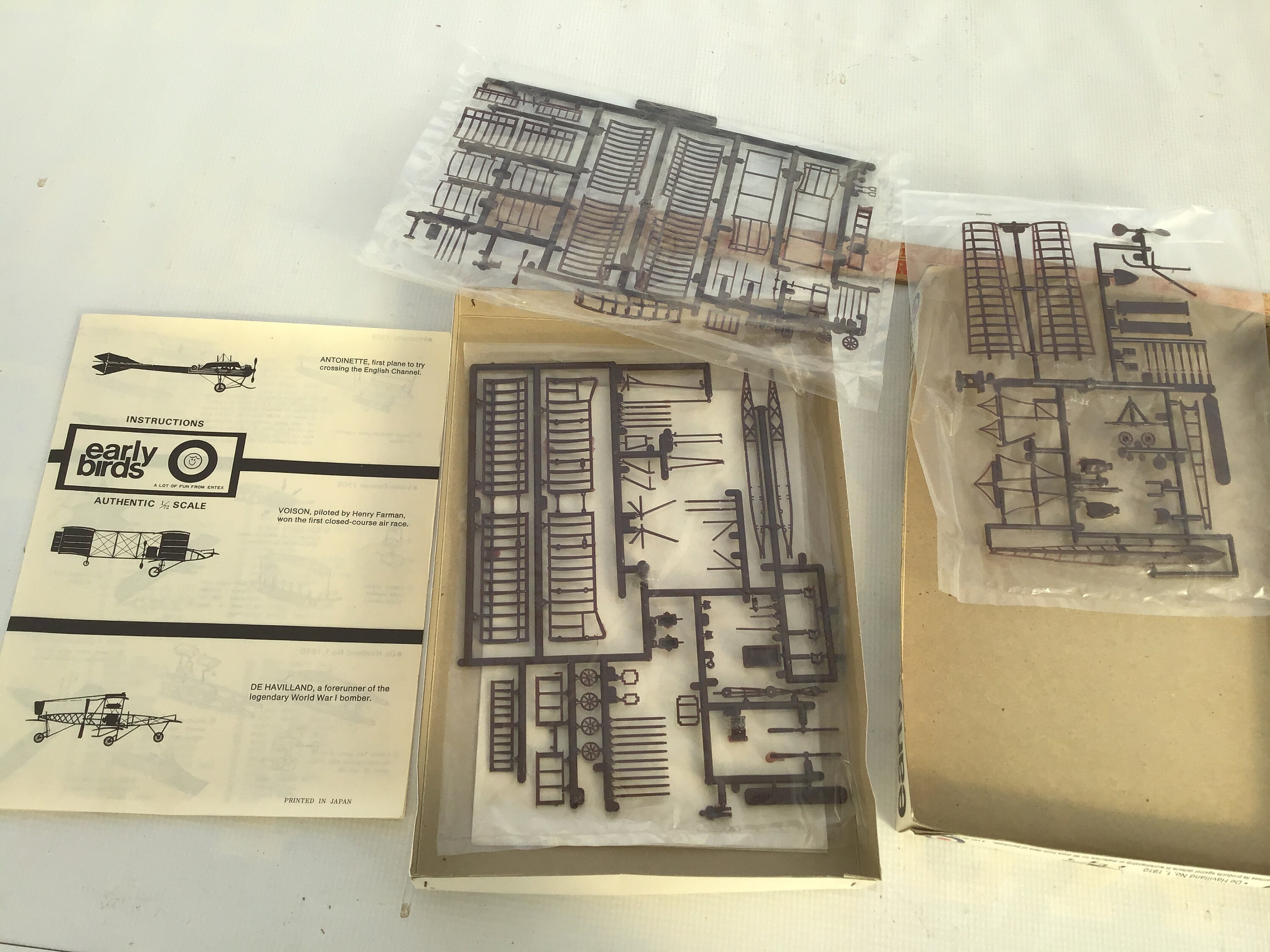 Vintage Entex-early Birds-3 Model Kits of Pioneer of the Air. 1896 - Etsy