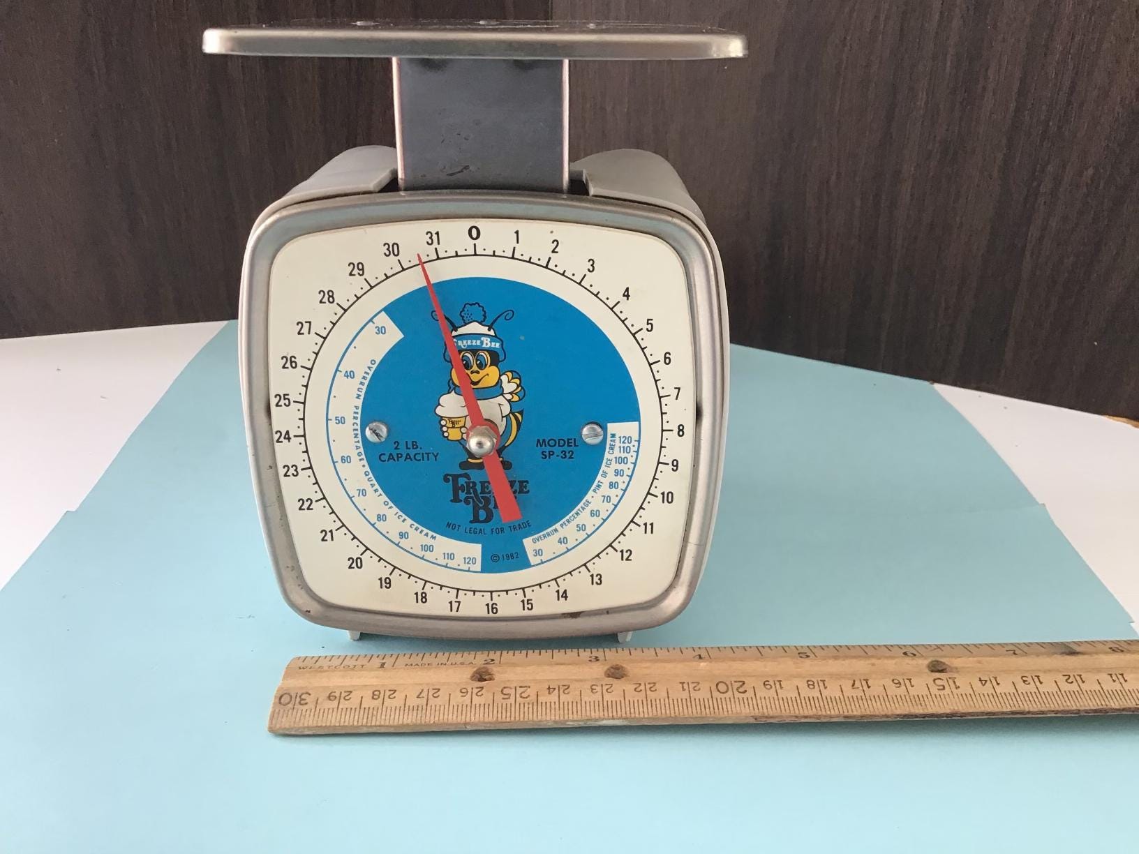 Very Rare Vintage (1982) Freeze Bee 2 Pound Capacity Ice Cream Scale ...