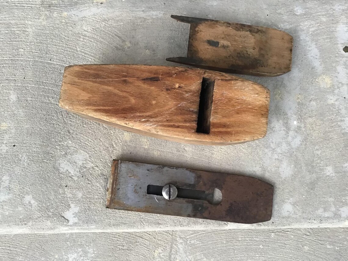 Antique Wooden Coffin Scraper Block Plane. #2971 - Etsy