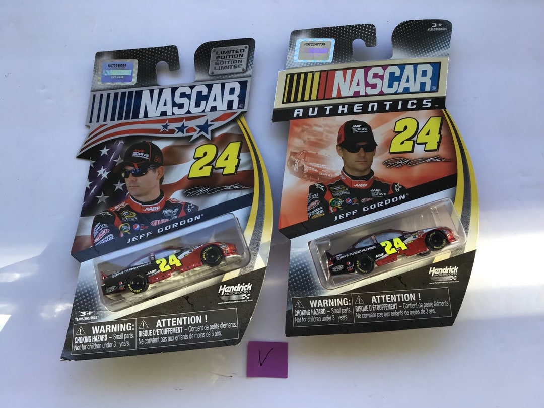 Set of 2 Jeff Gordon Number 24 NASCAR Model Cars. 2012. 1982 - Etsy